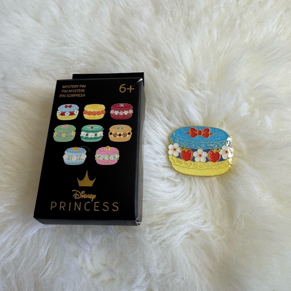 Disney | Jewelry | Disney Princess Macaroon Mystery Pin Snow White Blue ...